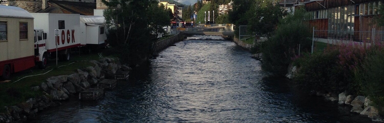 Beautiful river from St Moritz.