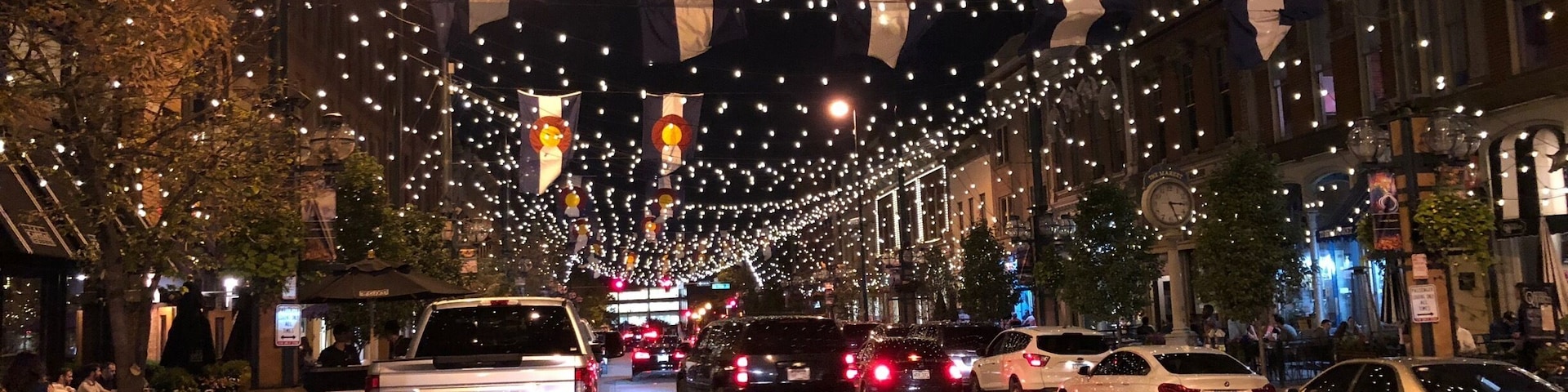 Larimer Square in Downtown Denver, Colorado. Amazing area with great dining, shopping and entertainment options. (08/2018)